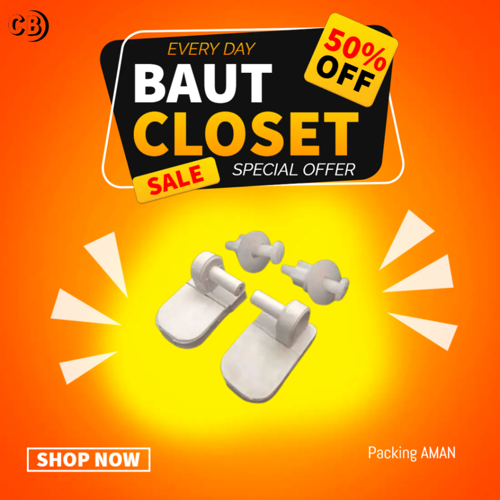 Jual Paket baut engsel cover seat toto baut tutup kloset untuk toto ...