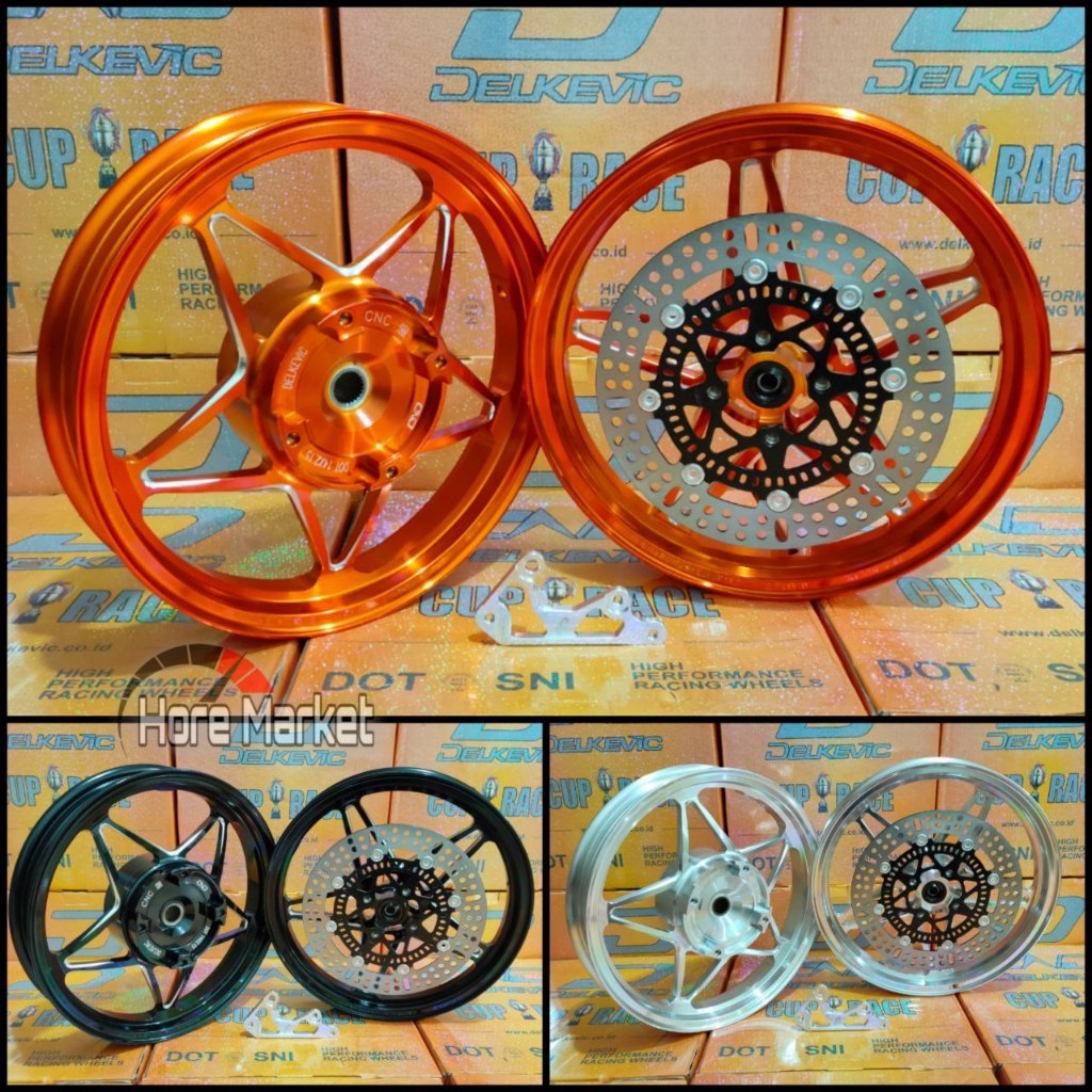 Jual VELG DELKEVIC X1 BINTANG CUSTOM PCX 150 CBS / ABS / PCX 160 CBS ...