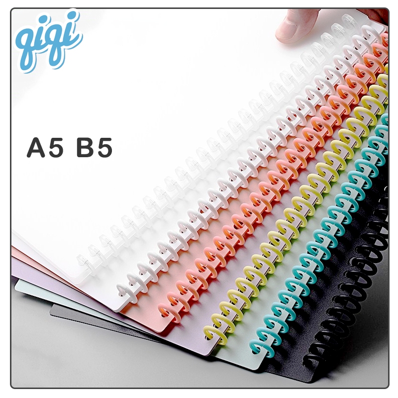 Jual Ring Binder DIY/Cover binder B5/HARU Ring Binder Plastik Spiral 30 ...