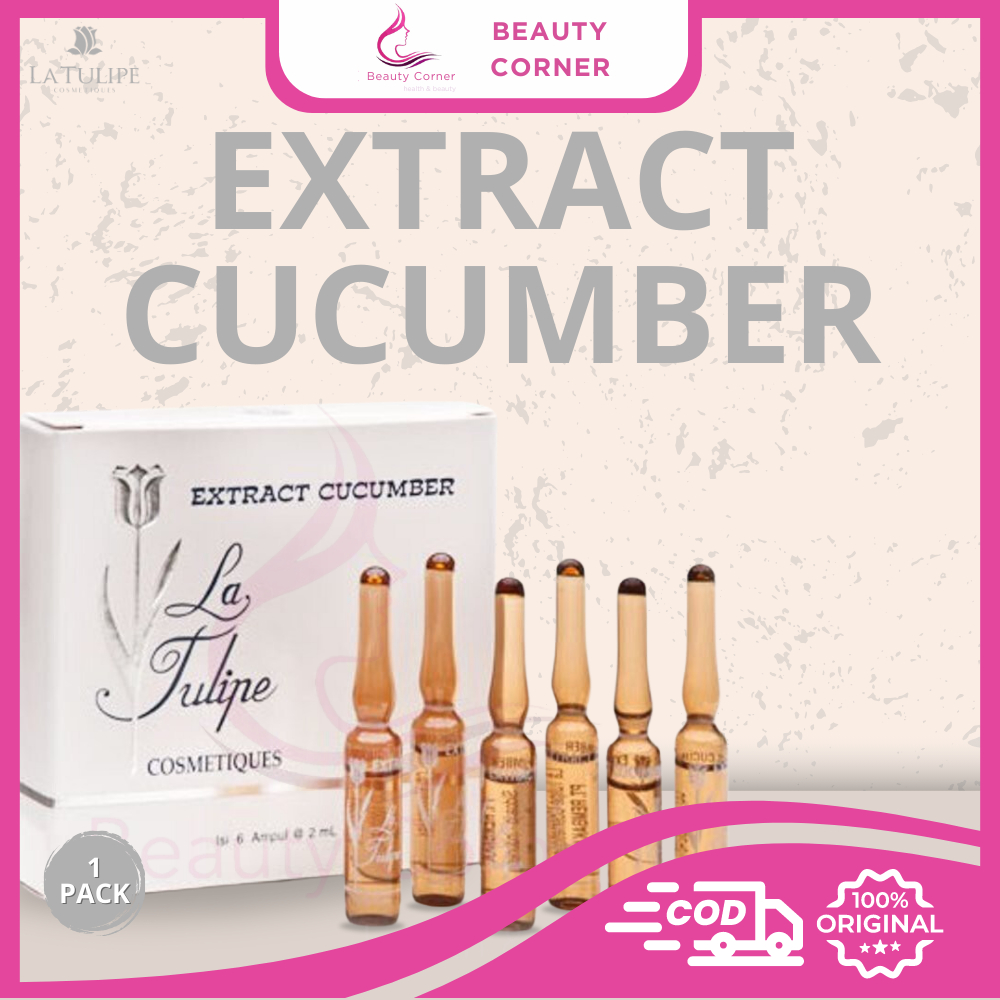 Jual La Tulipe Extract Cucumber - 1 Pak isi 6 Ampul | Shopee Indonesia