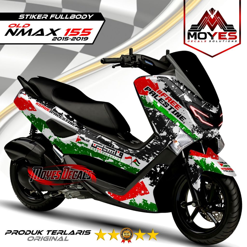 Jual DECAL MOTOR NMAX OLD - STIKER MOTOR NMAX OLD FULL BODY PREMIUM ...