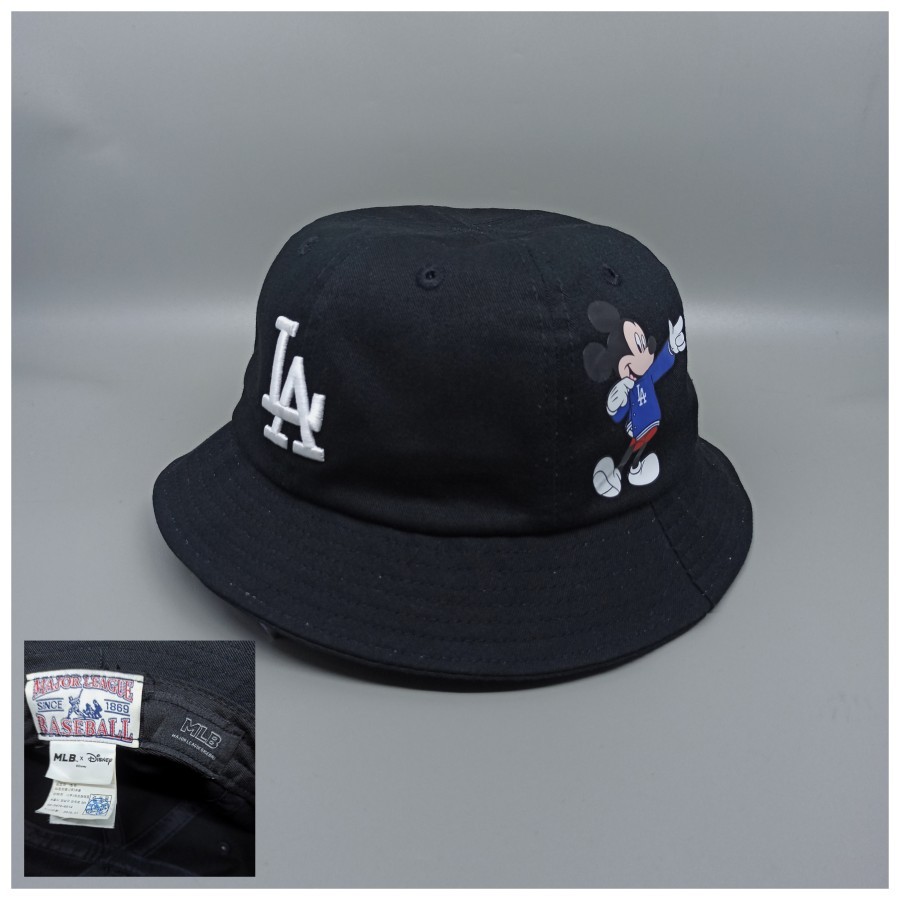 Jual Topi MLB LA Dodgers Disney Bucket Second Preloved Original 744 ...