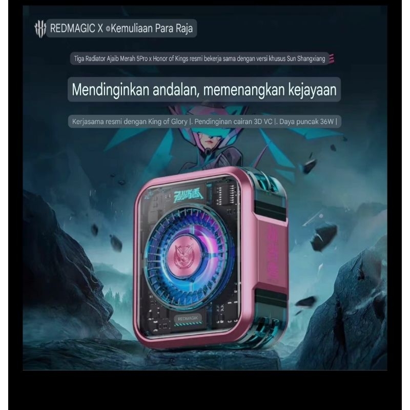 Jual Red Magic Cooler 5 Pro / fan Cooler Magnetic Nubia Redmagic cooler ...