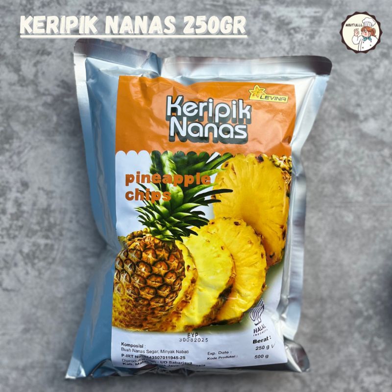 Jual CAMILAN KERIPIK BUAH NANAS SUPER PINEAPPLE CHIPS LEVINA SNACK ENAK MURAH OLEH-OLEH KHAS ...
