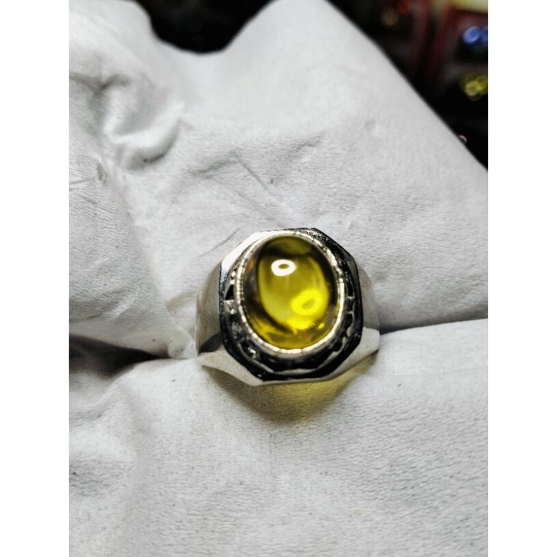 Jual cincin batu permata yakut kuning | Shopee Indonesia