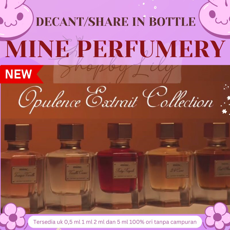 Jual [DECANT/SHARE] MINE PERFUMERY - Ruby Royale | Vanilla Caviar | 24 ...