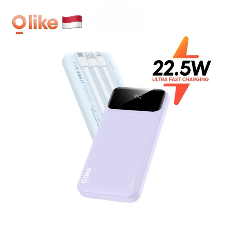 Jual OLIKE 3-in-1 Powerbank P201 10000mAh 22.5W Ultra Fast Charging ...