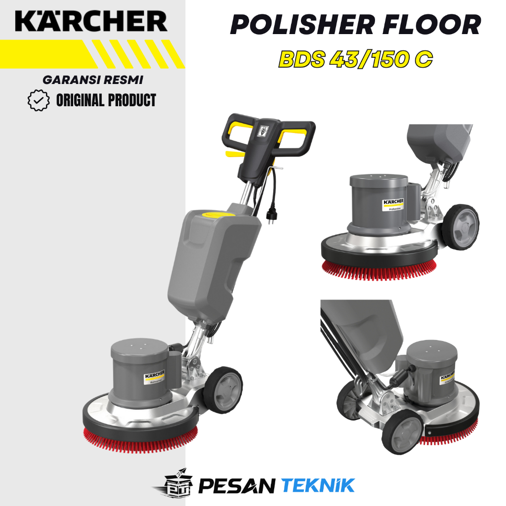 Jual Mesin Poles Lantai Classic Polisher Floor Single Disc Karcher BDS ...
