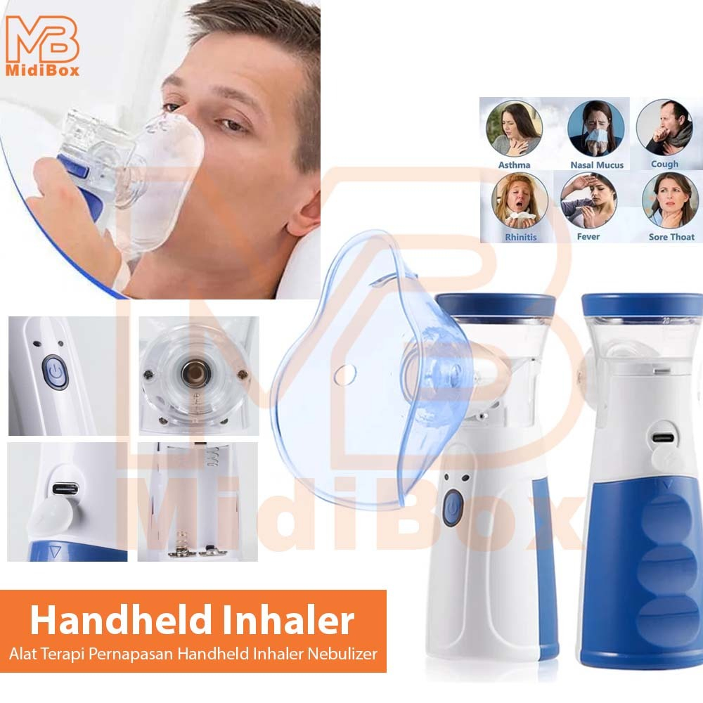Jual Alat Terapi Pernapasan Handheld Inhaler Nebulizer Machine | Shopee Indonesia