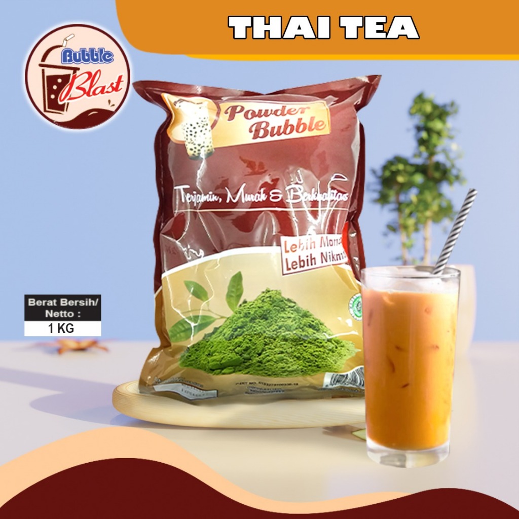 Jual Powder Thai Tea 1 Kg / Sachet / Bubuk Minuman 1 Kg | Shopee Indonesia