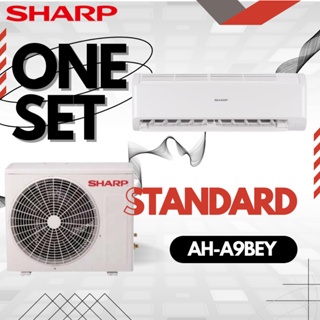 Jual AC SHARP AH-A9BEY SPLIT 1 PK STANDARD BARU KOMPLIT (INDOOR+OUTDOOR) | Shopee Indonesia