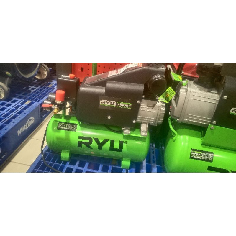 Jual Ryu Mesin Kompresor HP-1 RCP75-1 10 Liter Hijau | Shopee Indonesia