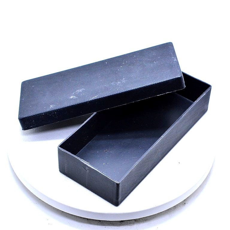 Jual 41i KOTAK HITAM 11X25X2,5CM Kotak Hitam Tebal Bahan Plastik Mika ...