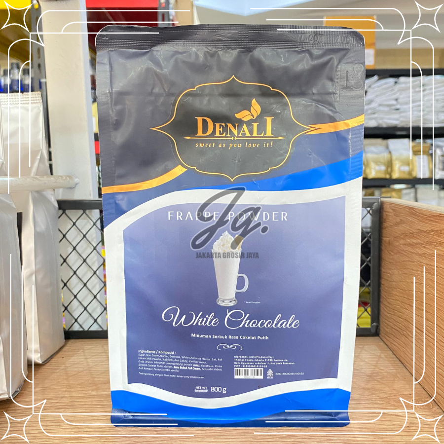 Jual BUBUK DENALI WHITE CHOCOLATE | POWDER COKLAT | COKELAT | COCOA 800 ...