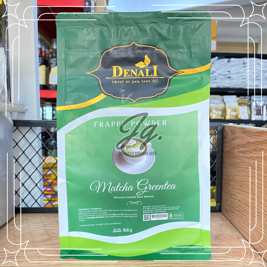 Jual BUBUK DENALI MATCHA GREENTEA | POWDER MACA GREEN TEA 800 gr ...