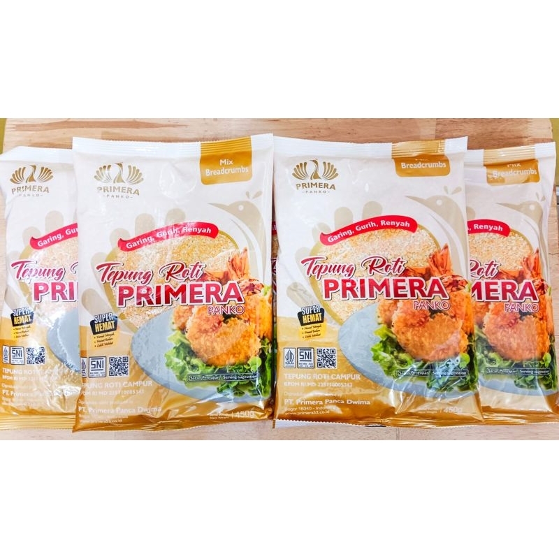 Jual PRIMERA PANKO TEPUNG ROTI 450GR / TEPUNG PANIR ORANGE MIX PUTIH ...