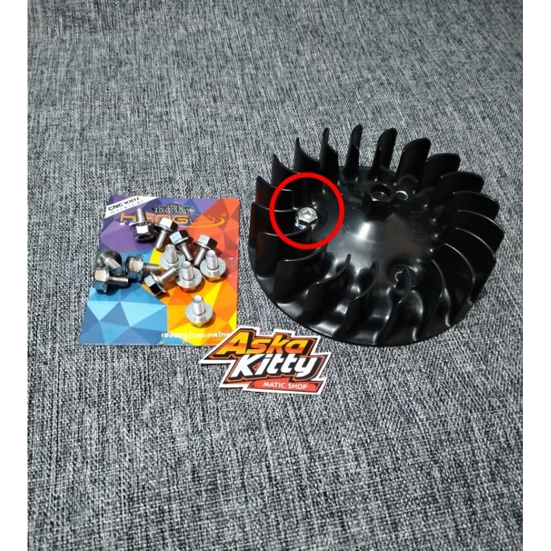 Jual Baut Kipas magnet Nouvo Mio Fino stainless (harga satuan) | Shopee ...