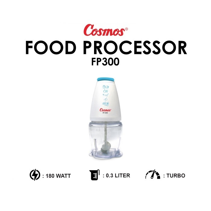 Jual Cosmos FP300 Mini Food Processor FP 300 FP-300 Penggiling Bumbu ...