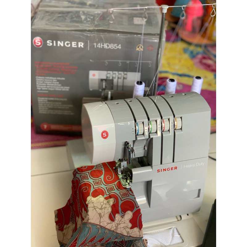 Jual Mesin Obras Neci 4 Benang Adjustable Singer Overlock 14HD854 ...