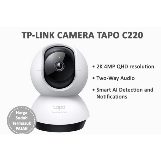 Jual TP-Link Tapo C220 Pan/Tilt AI Home Security Wi-Fi Camera | Shopee Indonesia