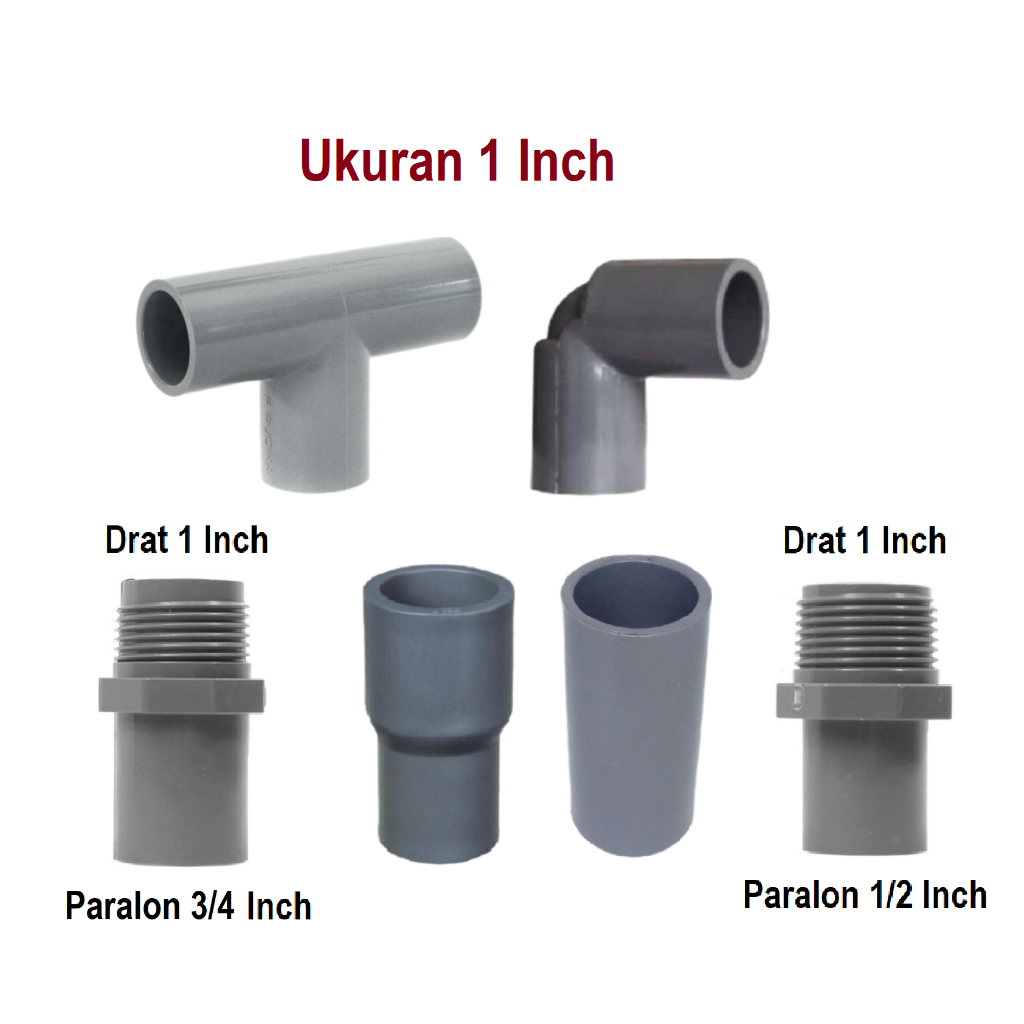 Jual SOCK KNEE TEE PARALON DRAT 1 Inch | Shopee Indonesia