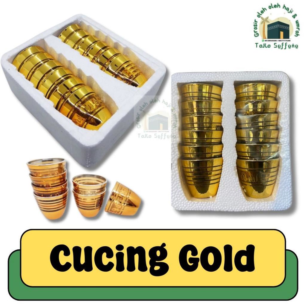 Jual OLEH OLEH HAJI DAN UMROH 1 LUSIN GELAS CUCING KHAS ARAB I UNTUK ...
