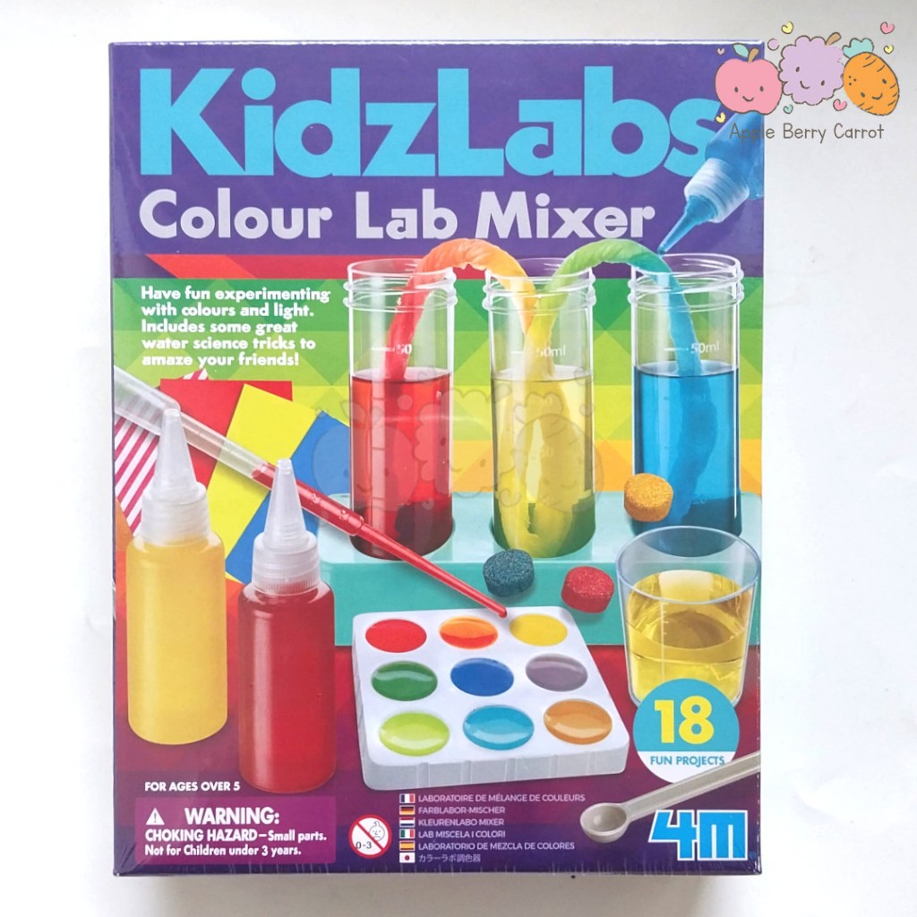 Jual 4M Colour Lab Mixer kidzlabs color mixing experiment eksperimen ...