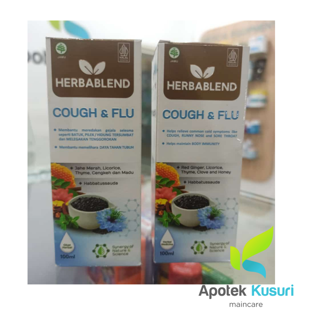Jual HERBABLEND COUGH FLU OBAT BATUK PILEK HERBAL | Shopee Indonesia