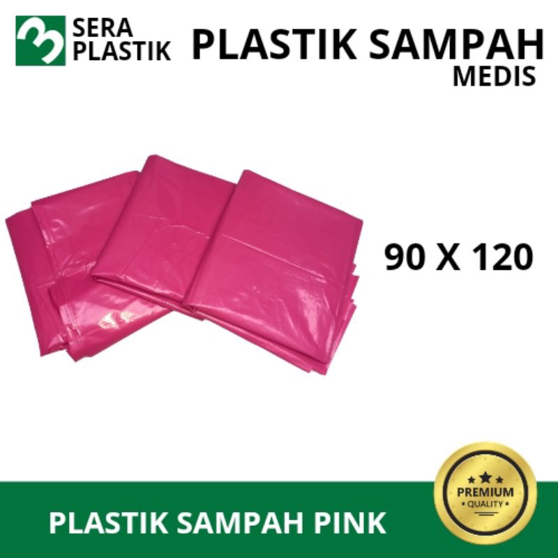 Jual Kantong Plastik Sampah Pink / Trash Bag / Plastik Packing Besar ...