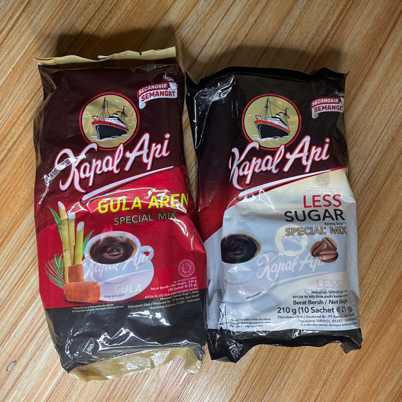 Jual KAPAL API GULA AREN / LESS SUGAR RENCENG | Shopee Indonesia