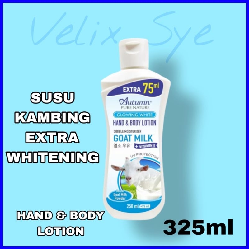 Jual Hand Body Pencerah Kulit Extra Susu Kambing Original 325ml ...
