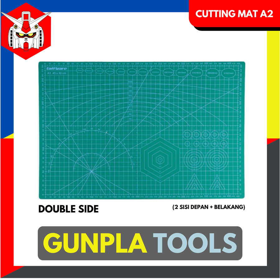 Jual Cutting Mat A3 Gundam Hobby Tools Double Side | Shopee Indonesia