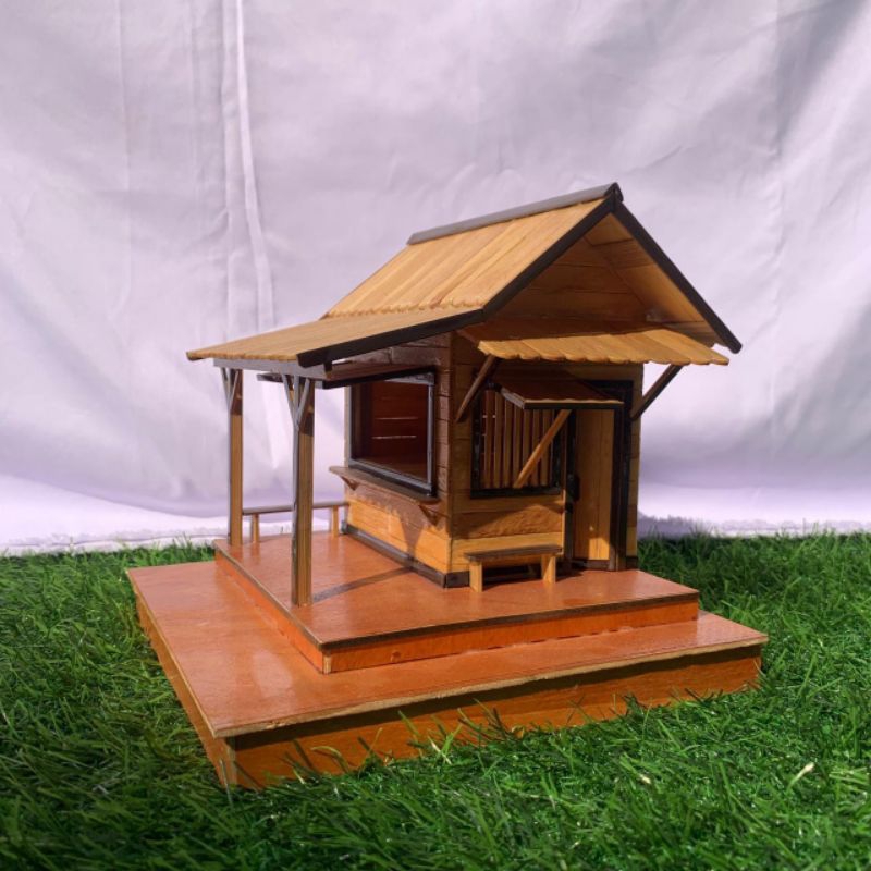 Jual miniatur warung si doel stik bambu hitam | Shopee Indonesia
