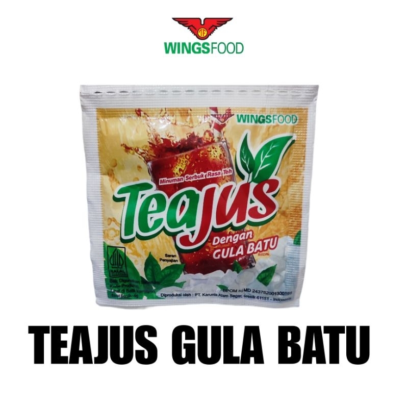 Jual TEAJUS GULA BATU 1 PACK ( ISI 60PCS ) | Shopee Indonesia