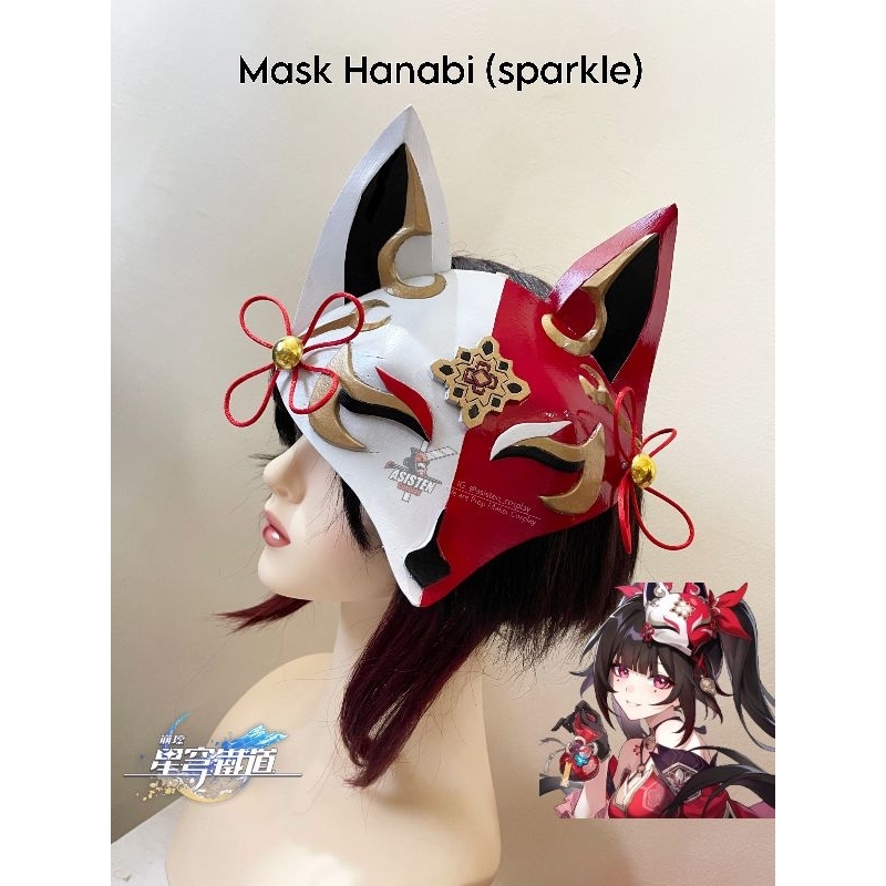 Jual Topeng / Mask Hanabi ( Sparkle ) Honkai Star Rails Cosplay ...
