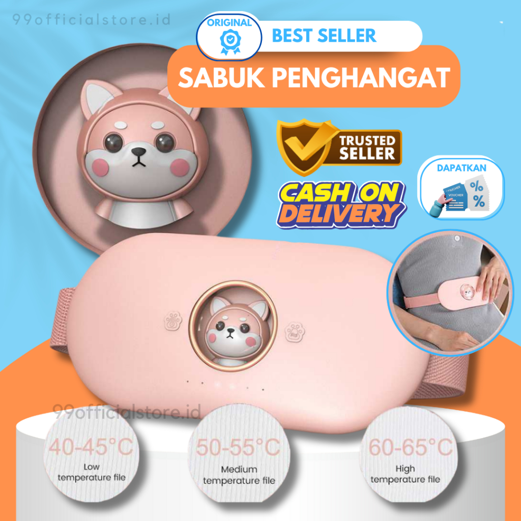 Jual Sabuk Pijat Penghangat Menstruasi | Kompres Hangat Haid Portabel ...