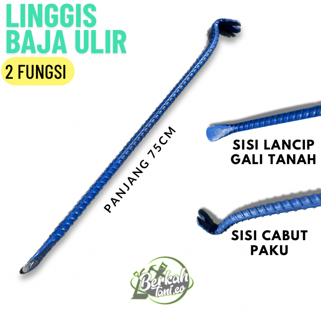 Jual Linggis Panjang 75 cm Baja Kuat Linggis Baja Ulir Cokel Paku ...