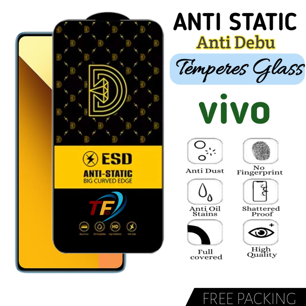 Jual Tempered Glass Anti Static Vivo Y91 Y91c Y91i Y90 Y90i Y93 Y93s ...