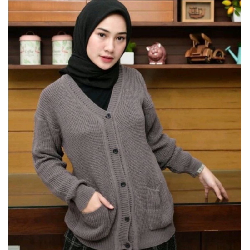 Jual Cardigan rajut merissa / outer rajut wanita / baju rajut wanita ...