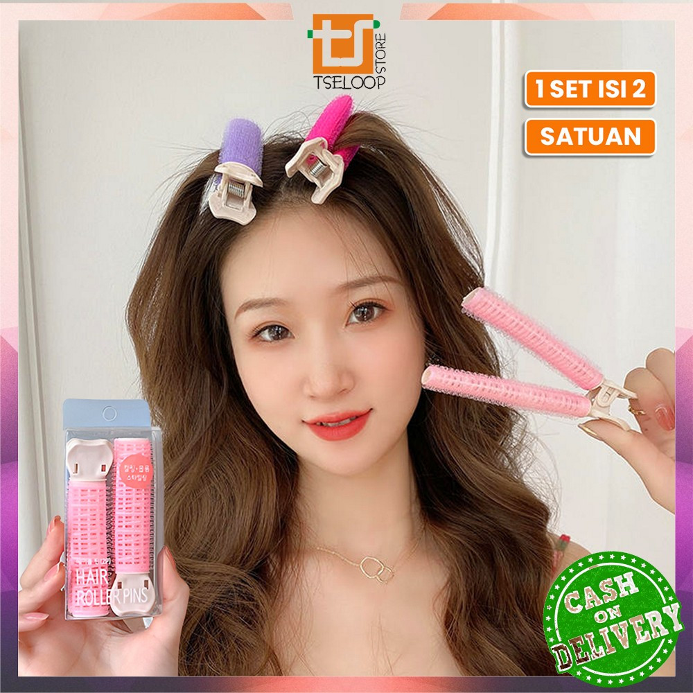 Jual OFM-C488 Jepit Roll Rambut 2IN1 Poni Bervolume Gaya Korea ...