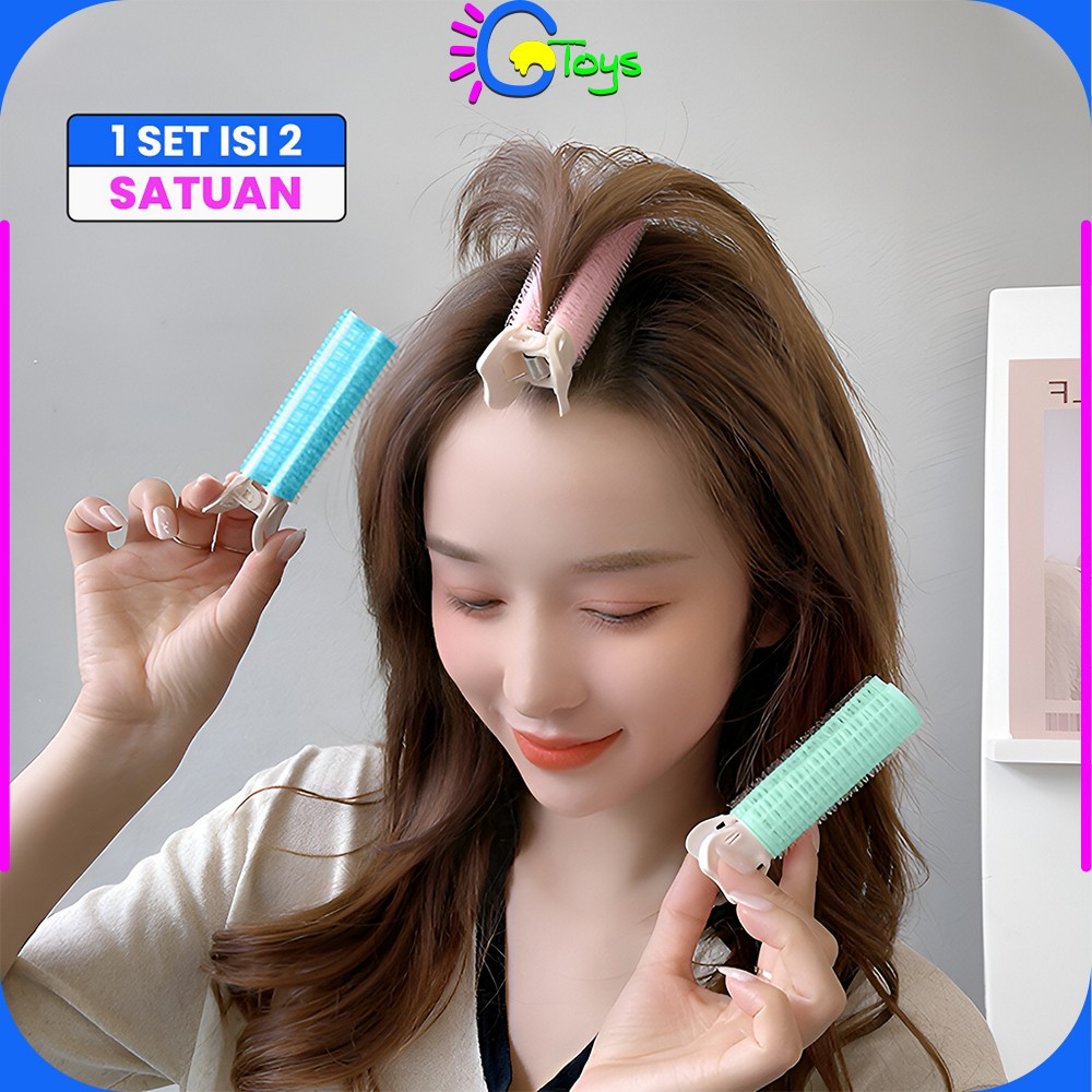 Jual CR-C488 Jepit Roll Rambut 2IN1 Poni Bervolume Gaya Korea / Jepitan ...