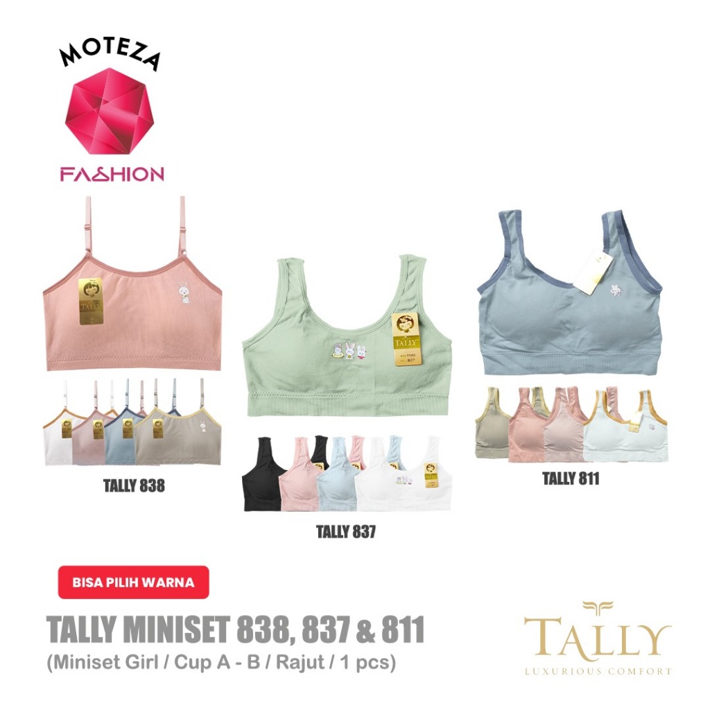 Jual Tally 838 ; 837 ; 811 Miniset Bra Anak Perempuan Remaja Anak Cewek ...