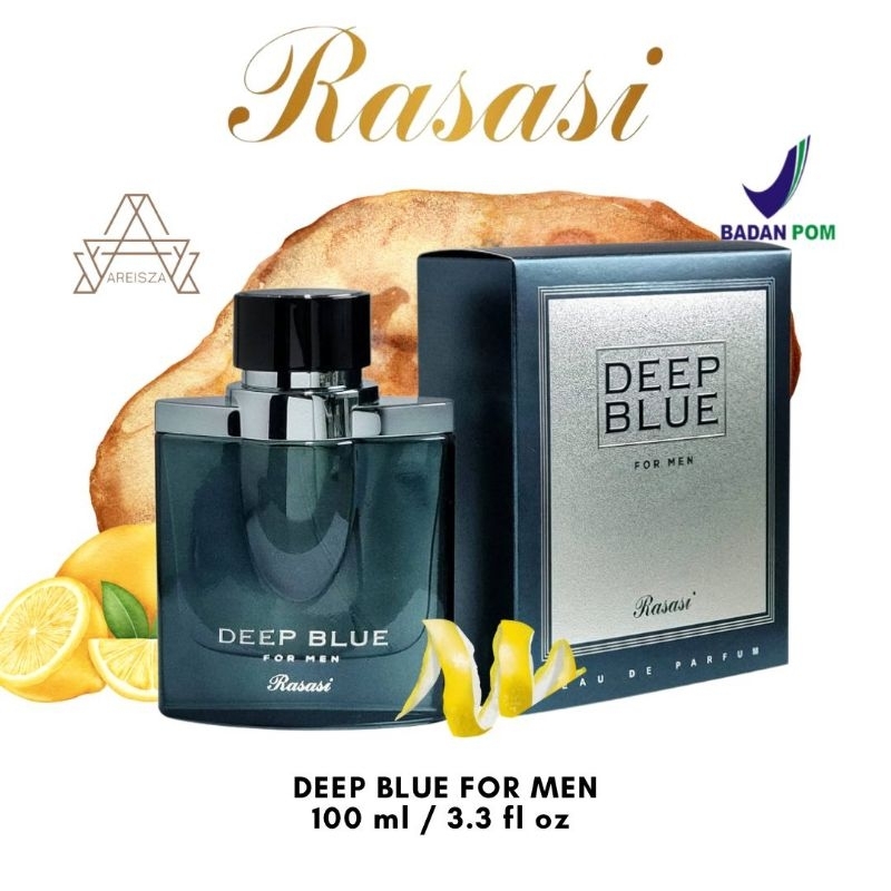 Jual Rasasi Deep Blue For Men EDP 100ml | Shopee Indonesia