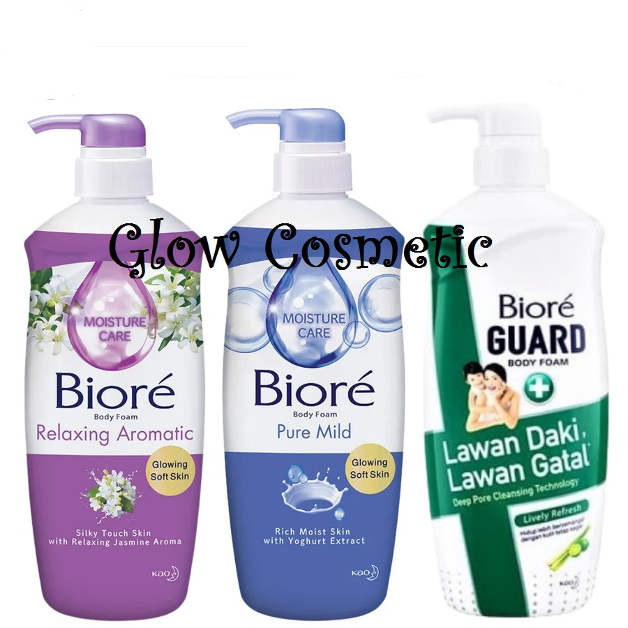 Jual Biore Body Foam Relaxing Aromatic / Pure Mild Sabun Mandi Cair Botol Pump 550ml | Shopee ...