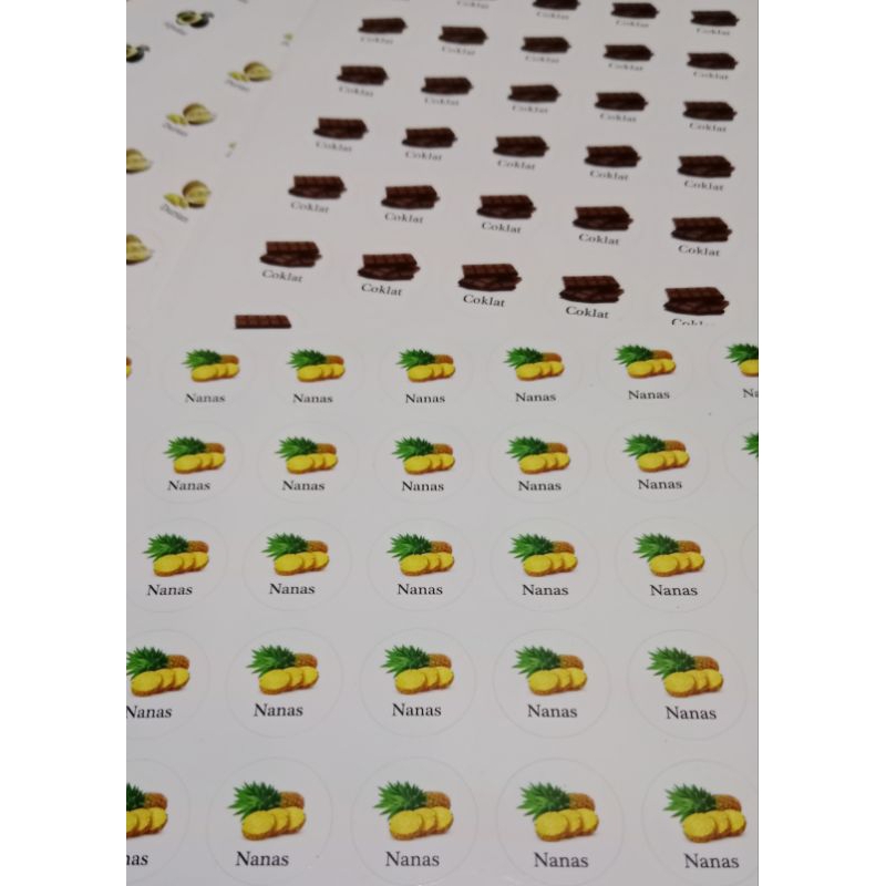Jual sticker rasa buah 2 cm | Shopee Indonesia