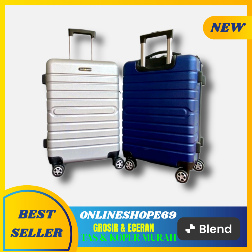 Jual Koper polo 22inci, Bisa pakai pengiriman instan,, Koper fiber ...