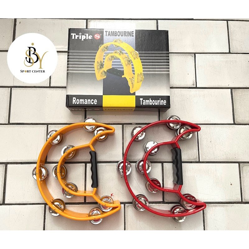 Jual [IMPORT]Alat Musik Tamborin Tambourine Double Ring Kecrekan ...