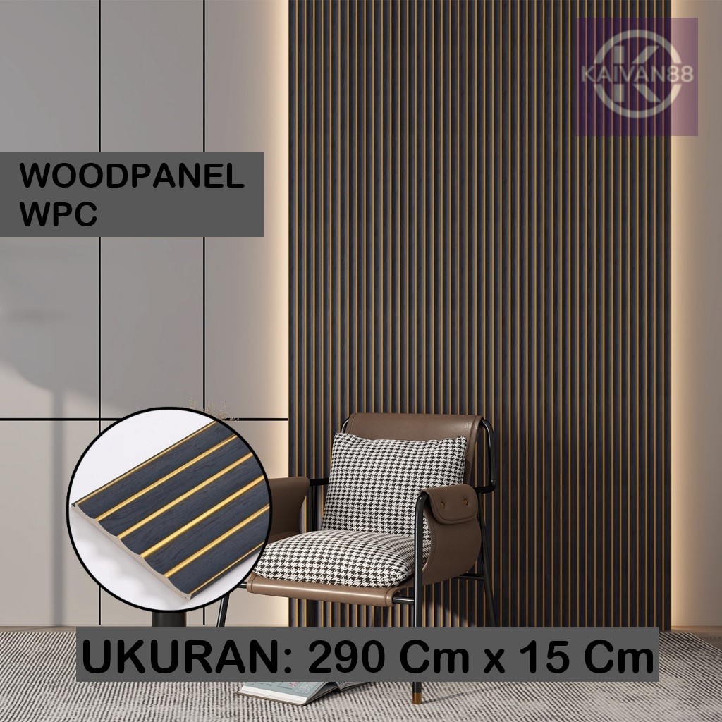 Jual KAIVAN88 Wood Wall Panel Dinding PVC 2.9Meter x 15 Cm | Shopee ...