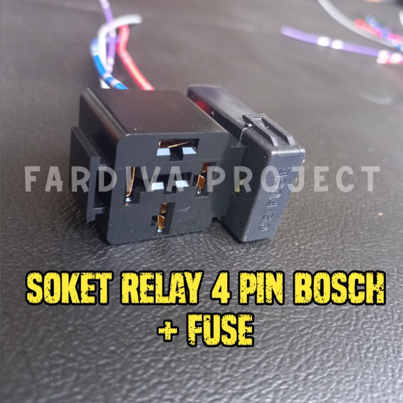 Jual Soket Relay Bosch + Fuse | Shopee Indonesia