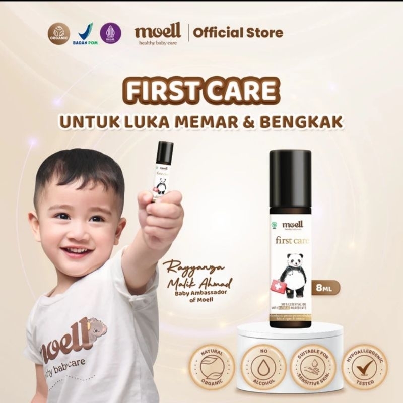 Jual MOELL - NATURAL ESSENTIAL OIL FIRST CARE 8 ML / UNTUK LUKA MEMAR ...